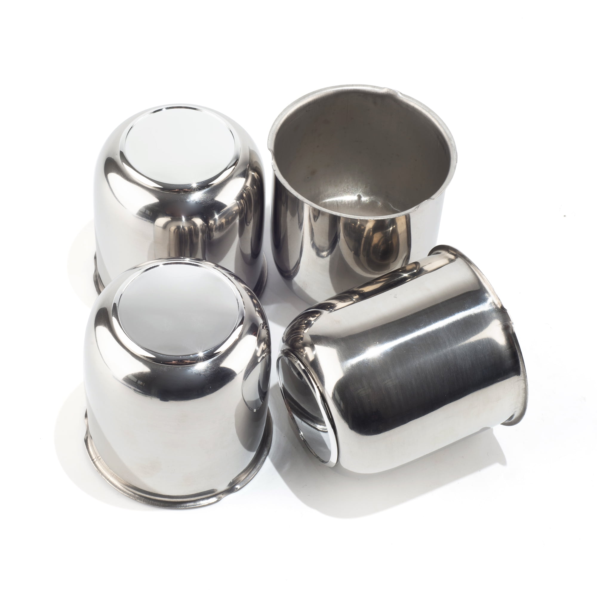 RhinoTuning 3.27in Push Through Rims Center Caps Stainless for 2.95 ...