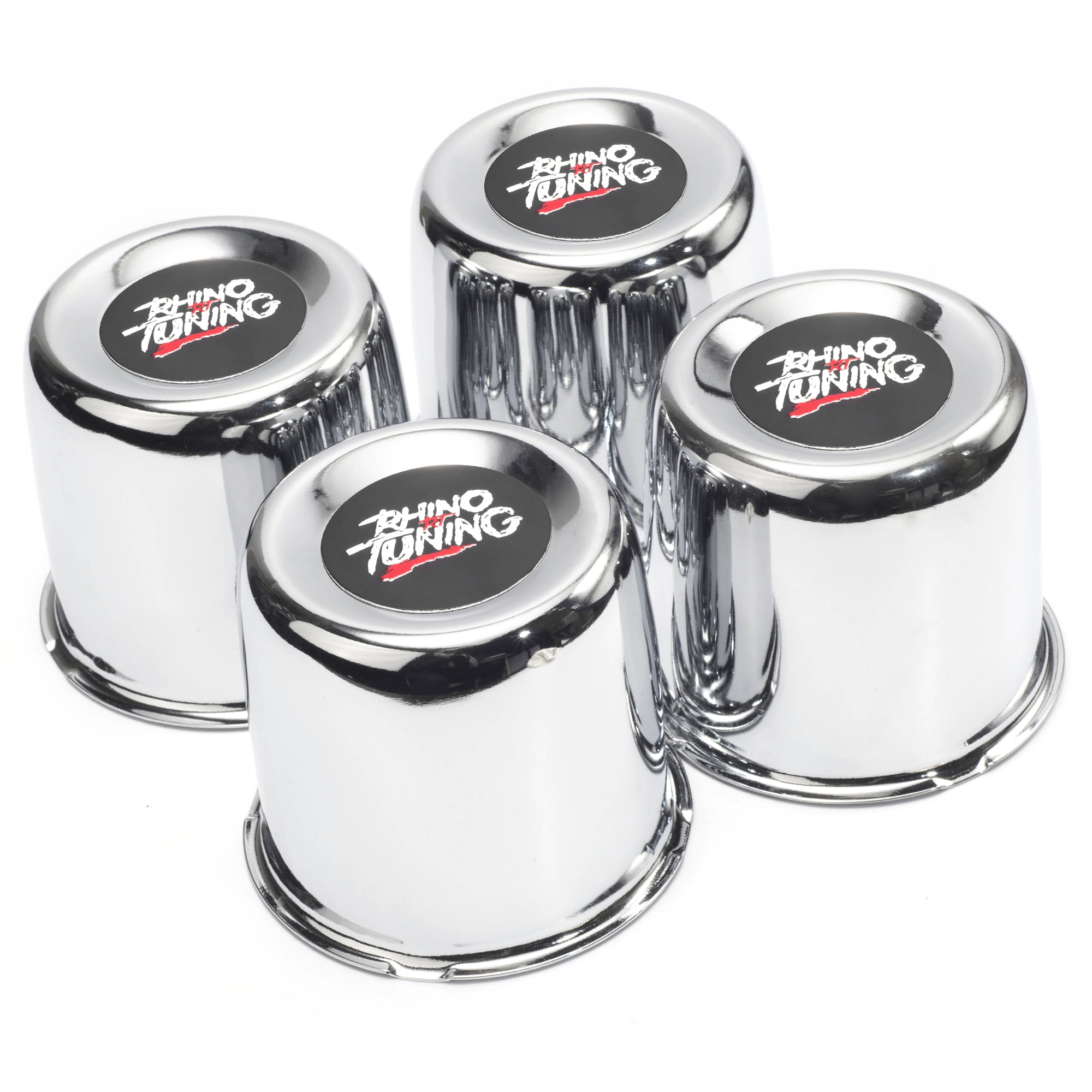 RhinoTuning 3.31" Hub Mirror Chrome Plated Carbon Steel Push-Thru ...