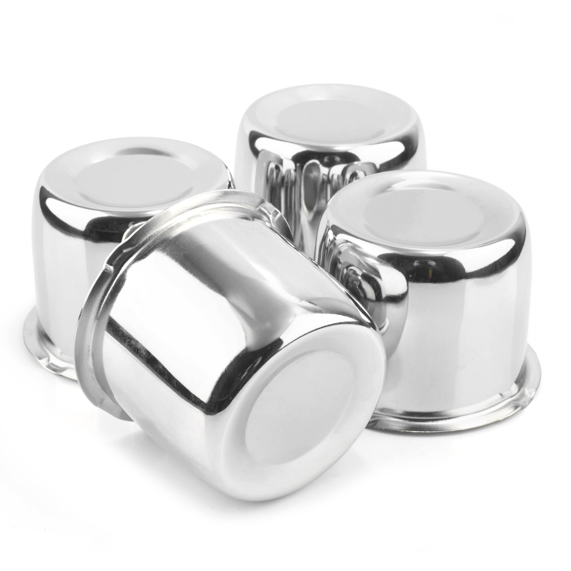 RhinoTuning 3.62in Push Through Closed End Hub Center Caps for 2.54" H ...