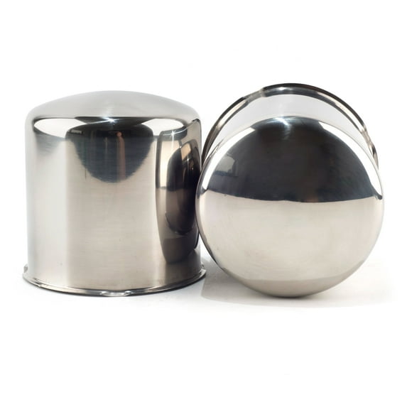 RhinoTuning 4.25" Hub 4.33" H Stainless PUSH-THRU HUB CENTER CAP 4.19 ...