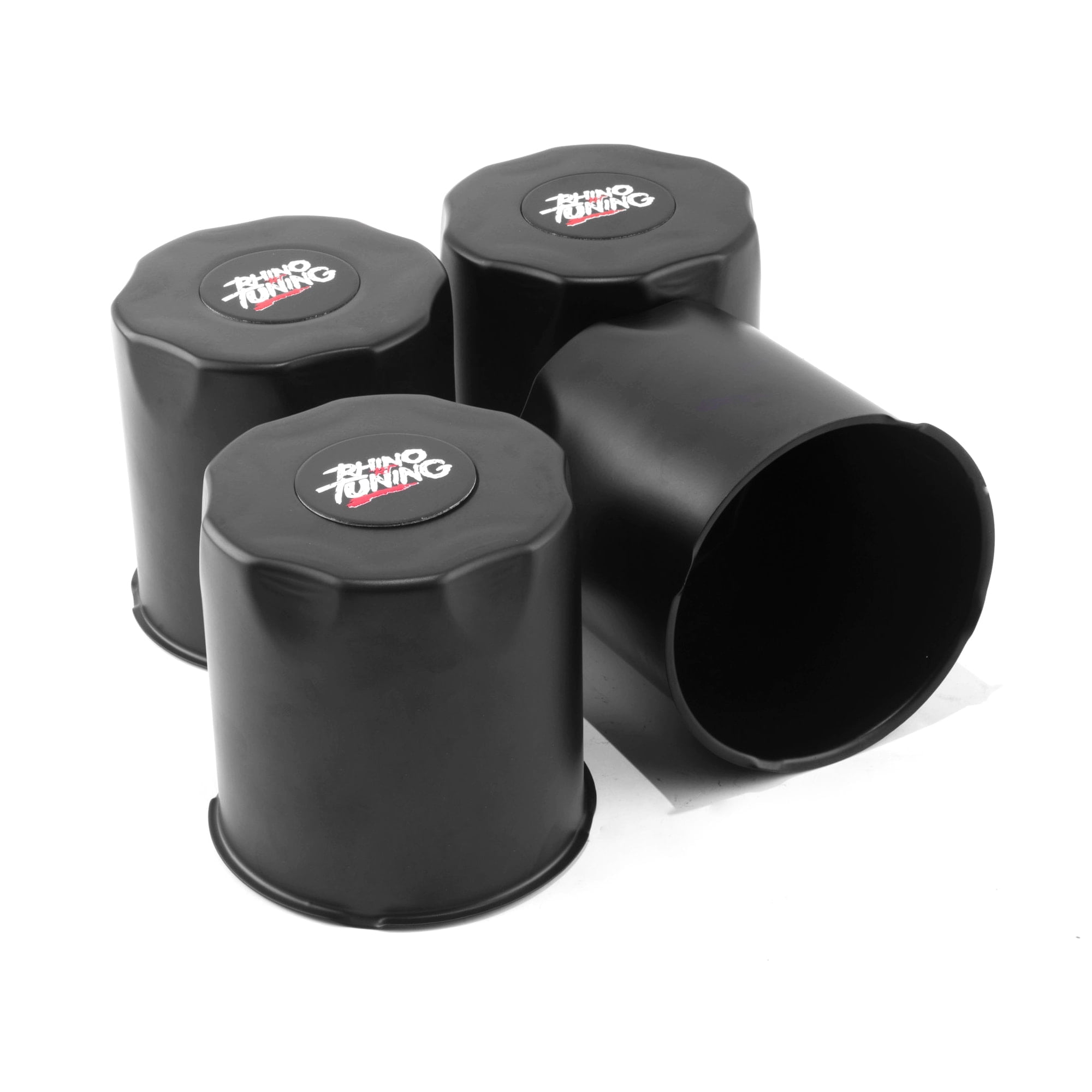 RhinoTuning 4.25" Hub 4.17" H Stainless Trailer Wheel Center Caps For ...