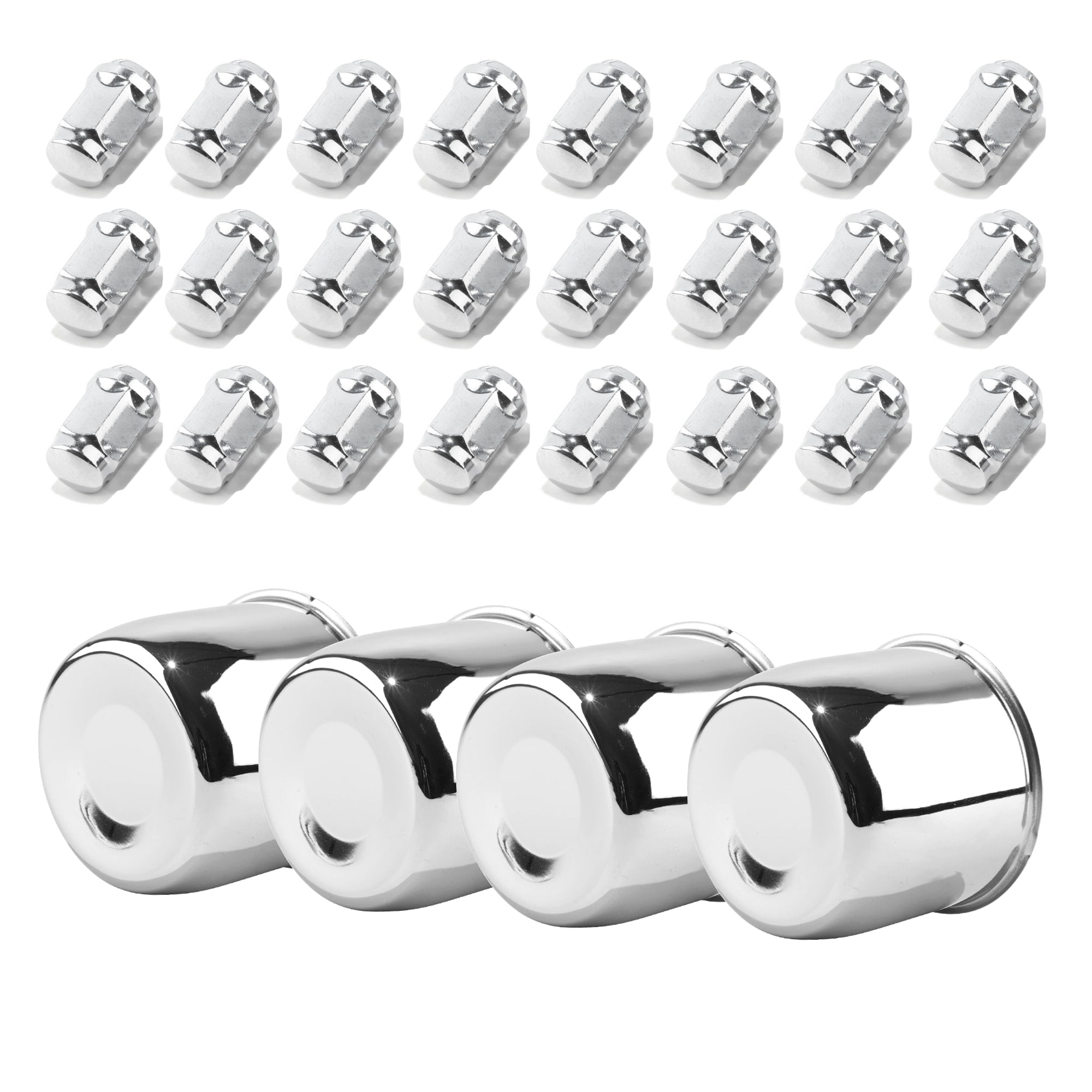 RhinoTuning 4.25” Hub Carbon Steel Push Through Center Caps Trailer ...