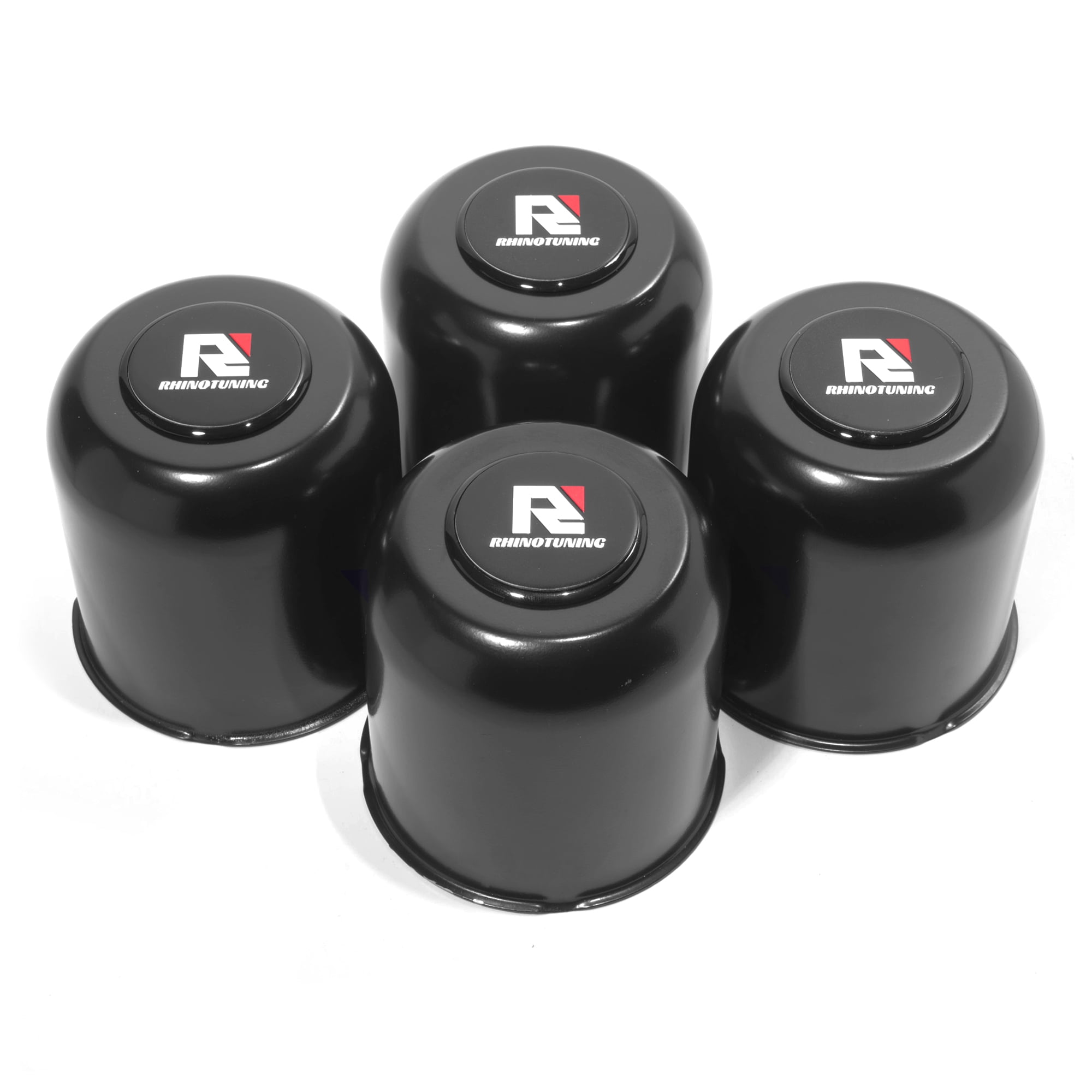 RhinoTuning 4.25" Hub Matte Black Painted Stainless Steel Push Through ...
