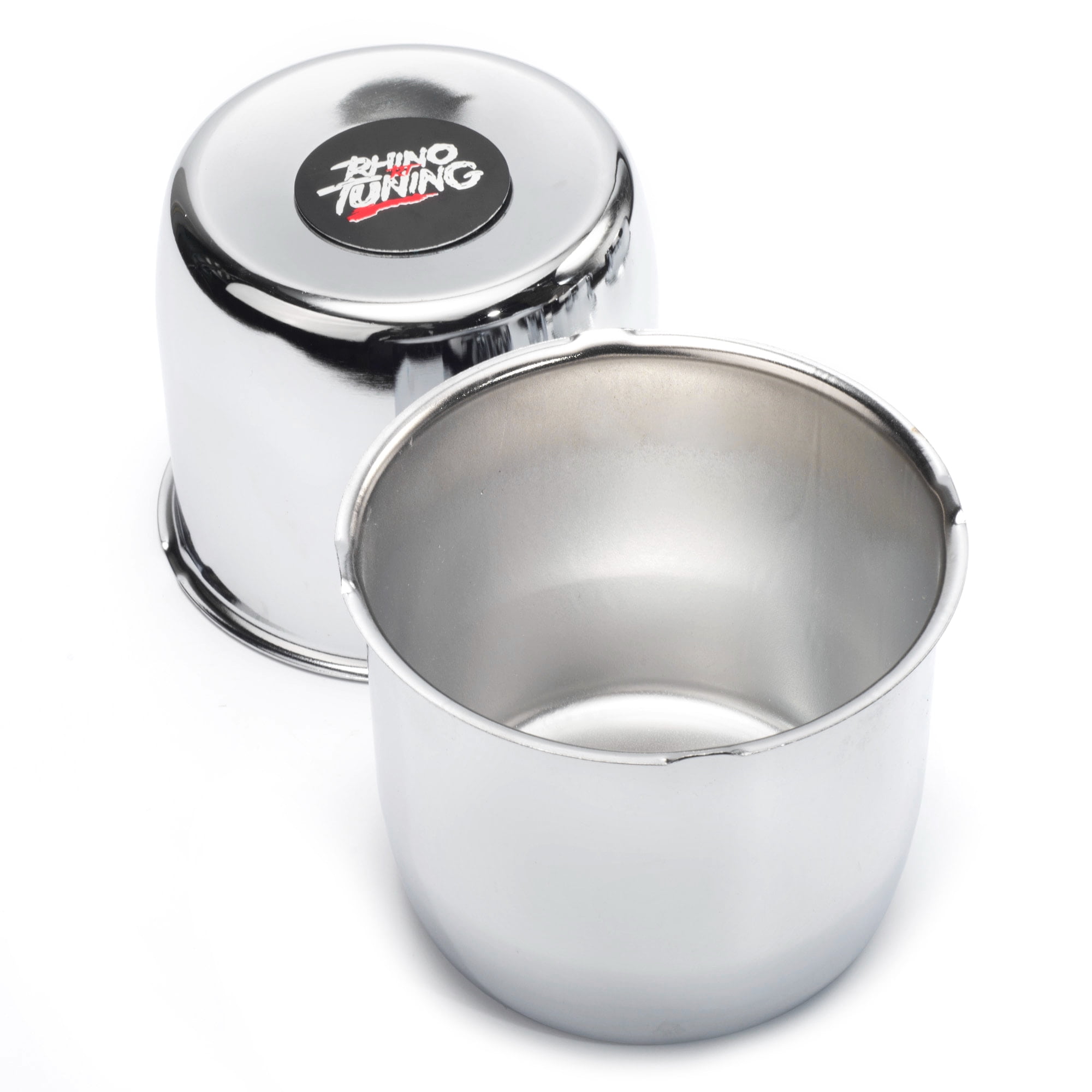 RhinoTuning 4.25" Hub Mirror Chrome Plated Carbon Steel PUSH-THRU HUB ...