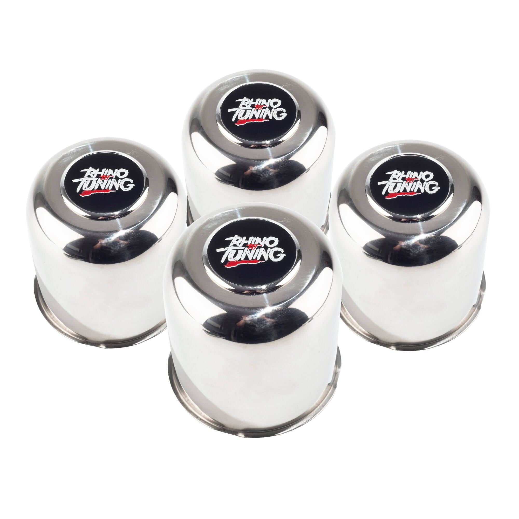 RhinoTuning 4.25” Hub Stainless 4.88 Push Through Center Caps For ...