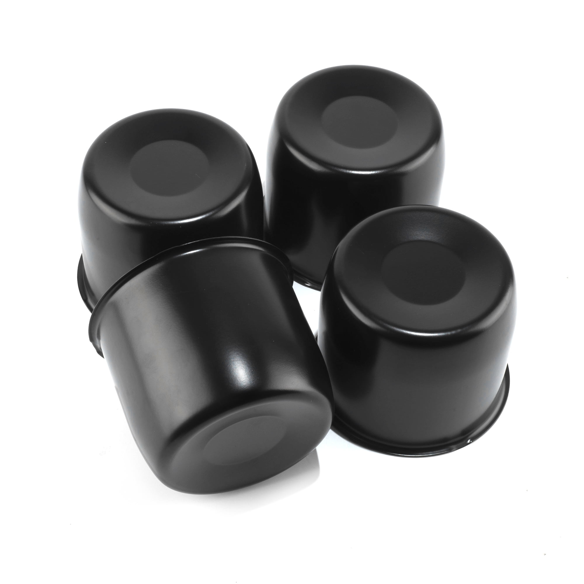 RhinoTuning 4.25in Closed End Stainless Hubcaps for Trailer RV Push ...