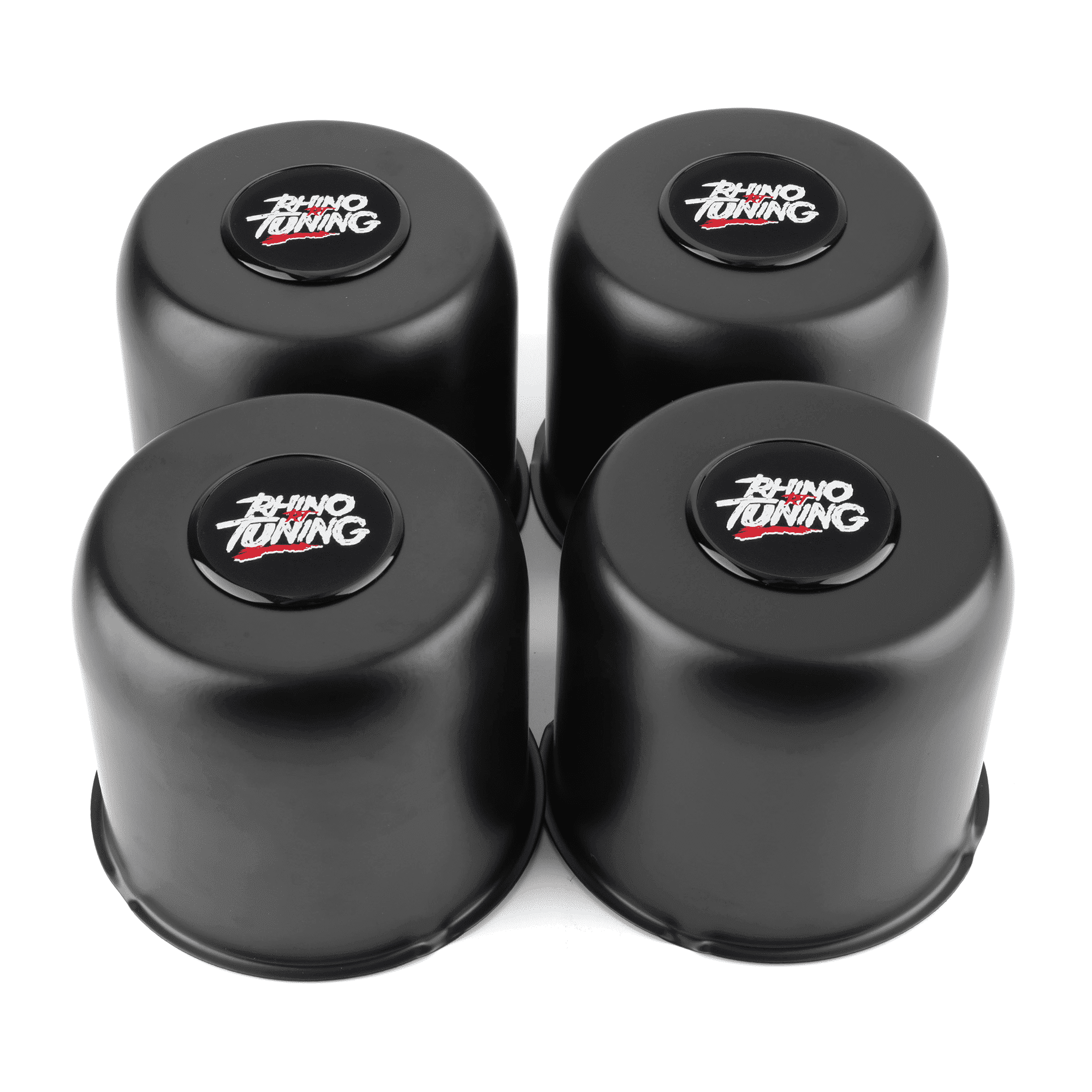 RhinoTuning 4.88” Hub Stainless Push-Thru Center Caps Push Thru Metal ...