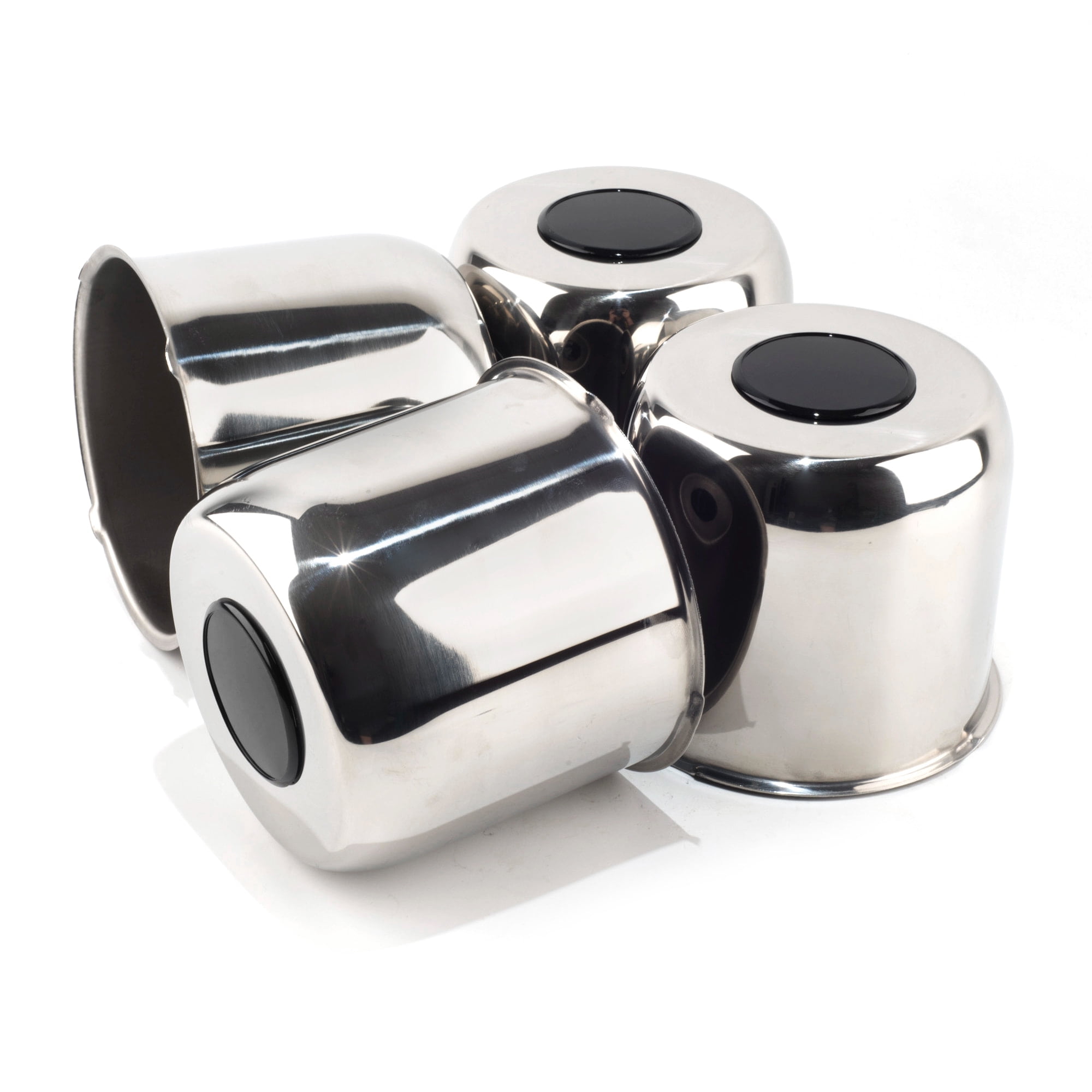 RhinoTuning 4.88in Stainless Push Through Wheel Center Caps For ...
