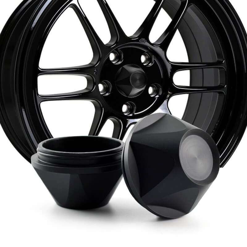 RhinoTuning Wheel Center Caps OD:72mm/2.83in ID:62mm/2.44in for Rays ...