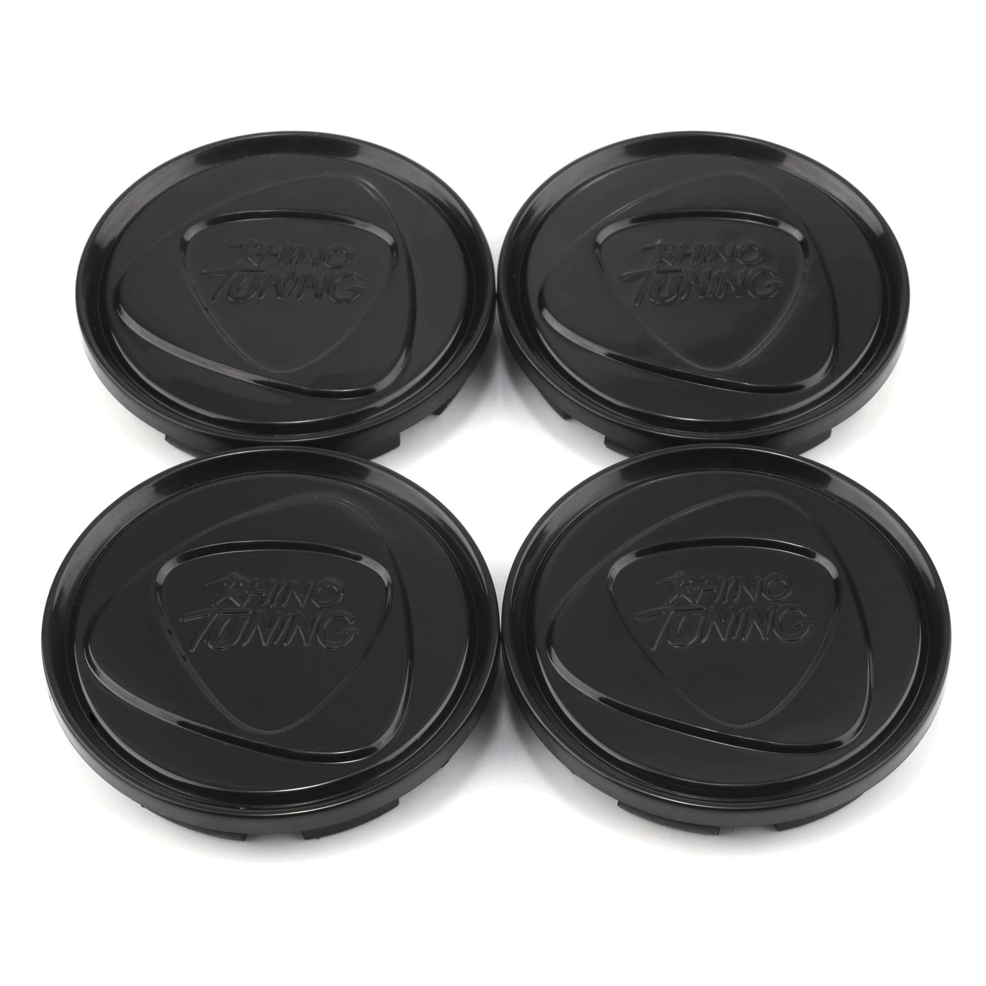 RhinoTuning Wheel Tyre Center Caps OD:63mm/2.48in ID:57mm/2.24in for ...