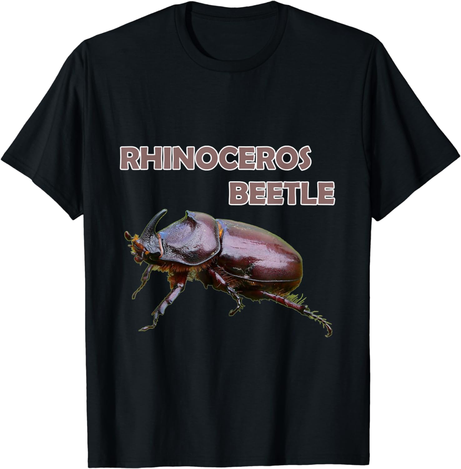 Rhinoceros Beetle Bug Photo T-Shirt - Walmart.com