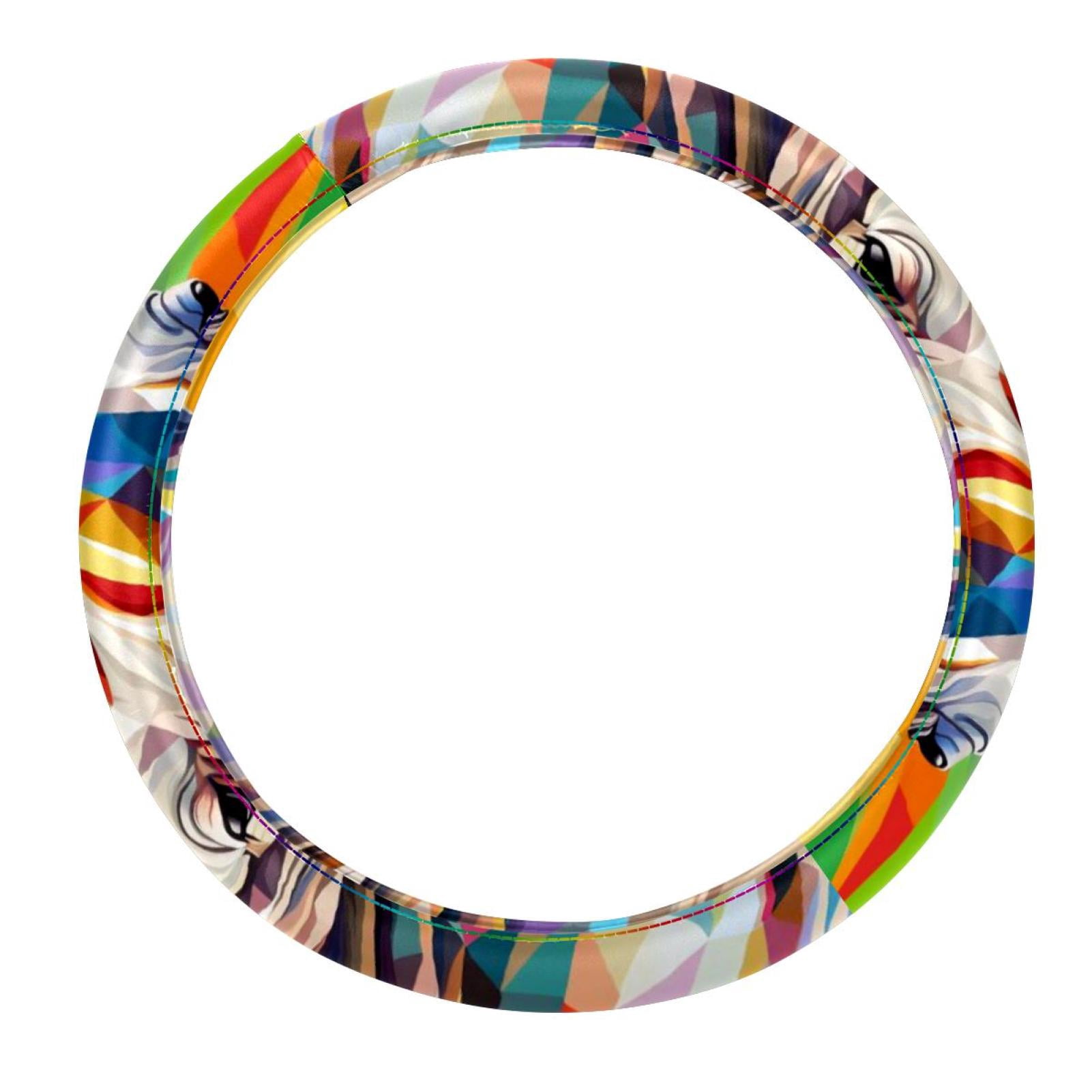 Rhinoceros Car Wheel Cover, Steering Wheel Covers 14.5 Inch Printing ...