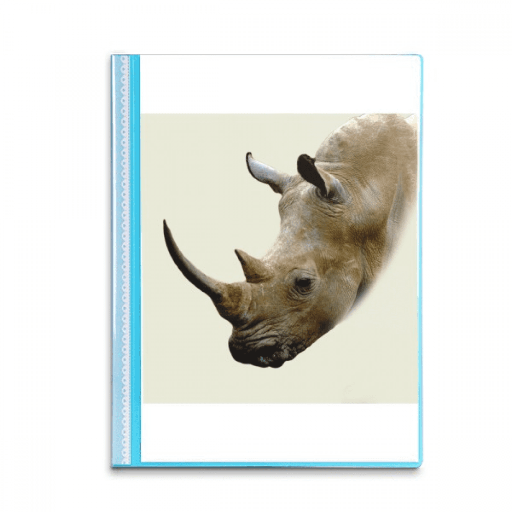 Rhinoceros Horn Side Ear Art Deco Fashion Book Sheet Protectors ...