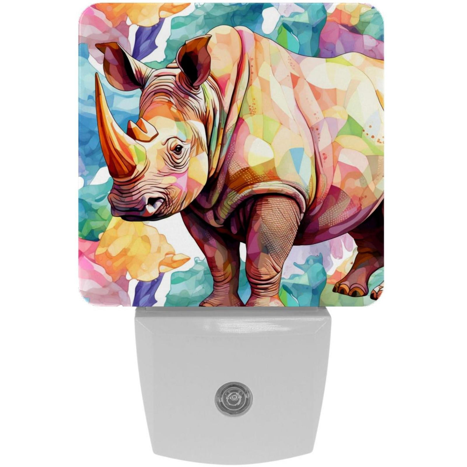 Rhinoceros LED Square Night Light - Energy Efficient and Stylish ...