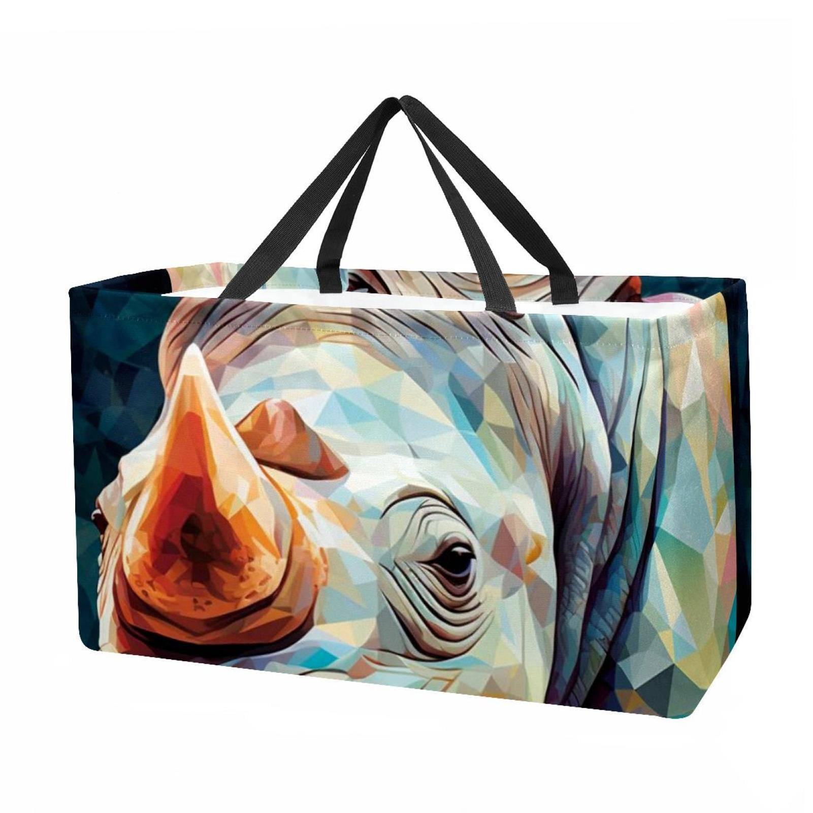 Rhinoceros Large Capacity Reusable Foldable Oxford Cloth Cube Organizer ...