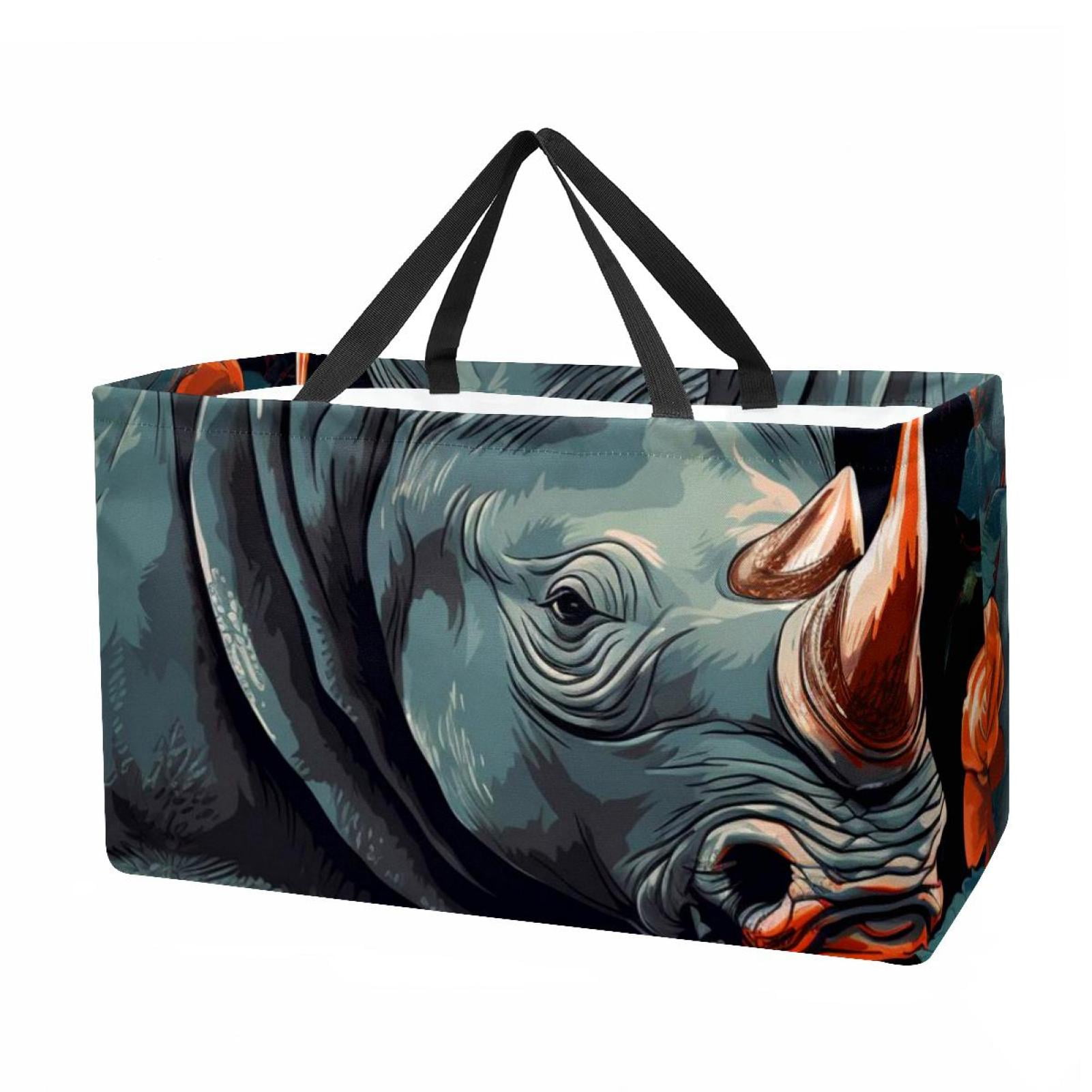 Rhinoceros Large Capacity Reusable Foldable Oxford Cloth Storage Basket ...