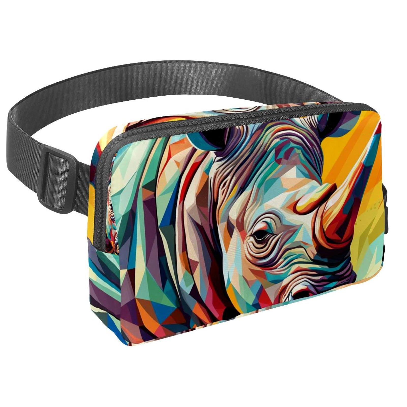 Rhinoceros Lightweight Adjustable Crossbody Bag Fanny Pack Running Belt ...