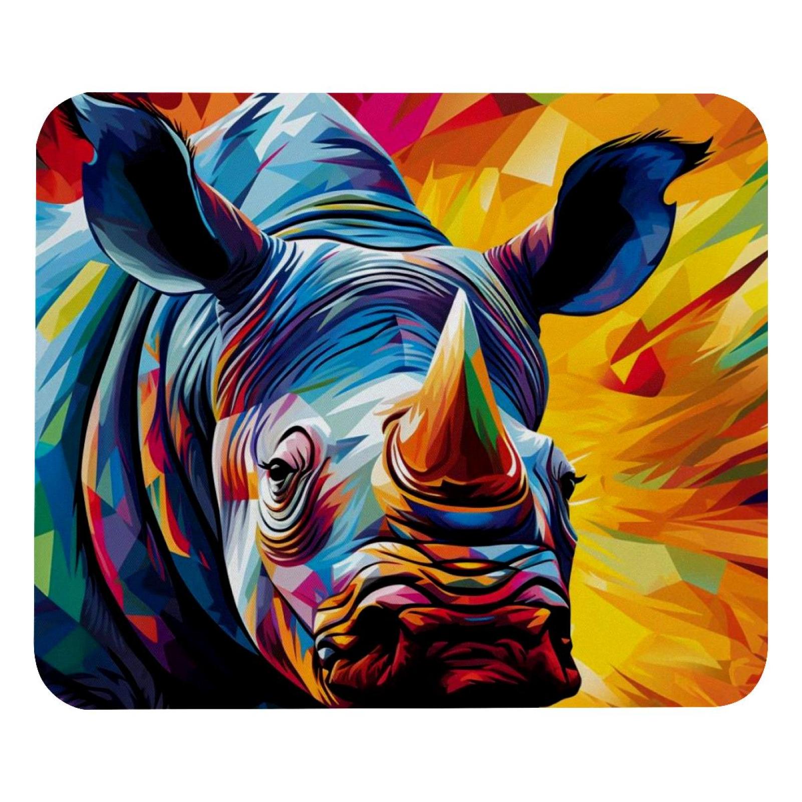 Rhinoceros Mouse Pad for Wireless Mouse Home Office Desk Laptop with ...