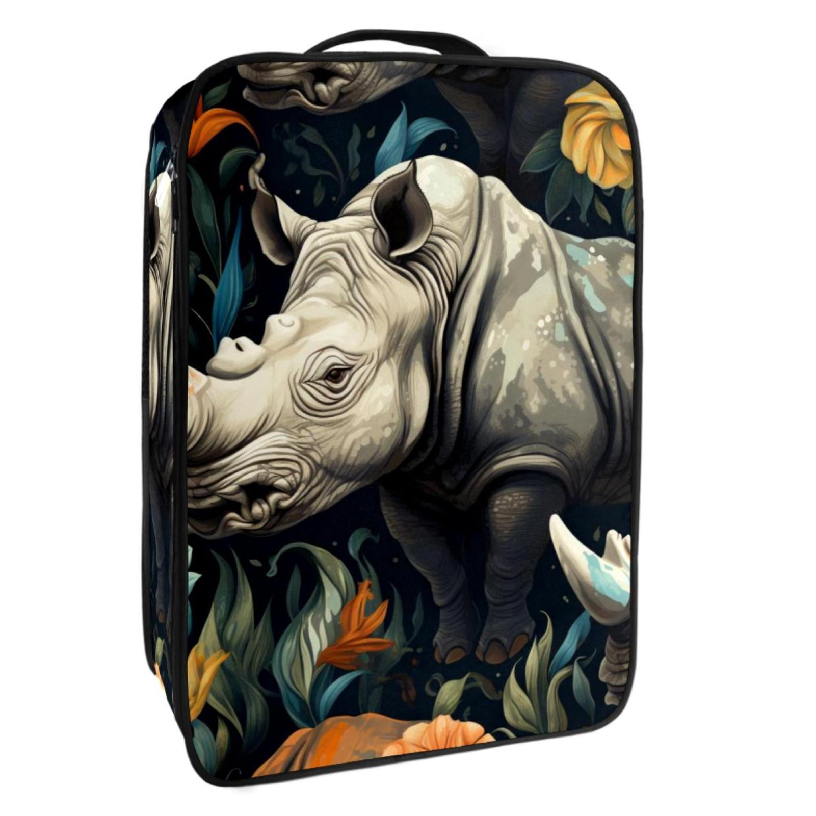 Rhinoceros Polyester Shoe Boxes Storage Organizer Containers, 23x31cm ...