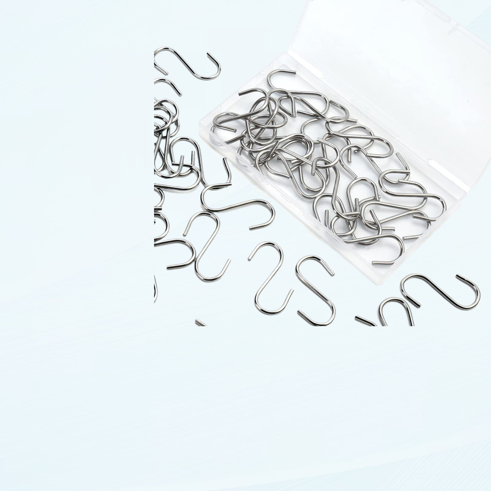Rhinoceros S Hooks, Small S Hooks, Mini S Hooks, 50 Pack Stainless S ...
