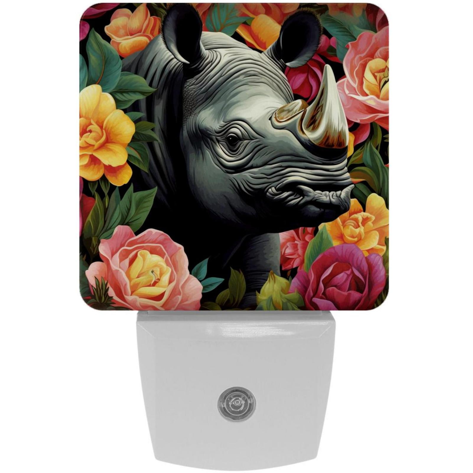 Rhinoceros Square LED Night Lights - Small, Portable, and Energy ...