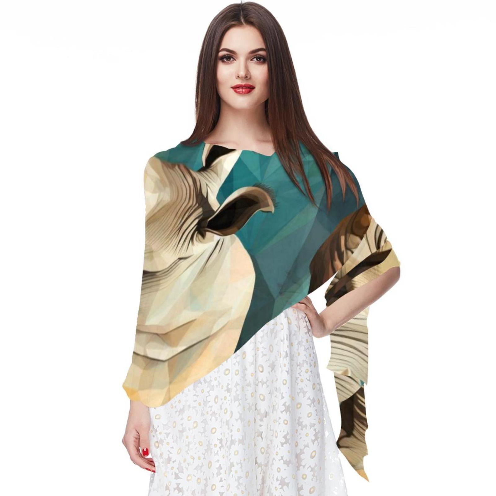 Rhinoceros Translucent Chiffon Yarn Silk Scarf - Light Breathable ...