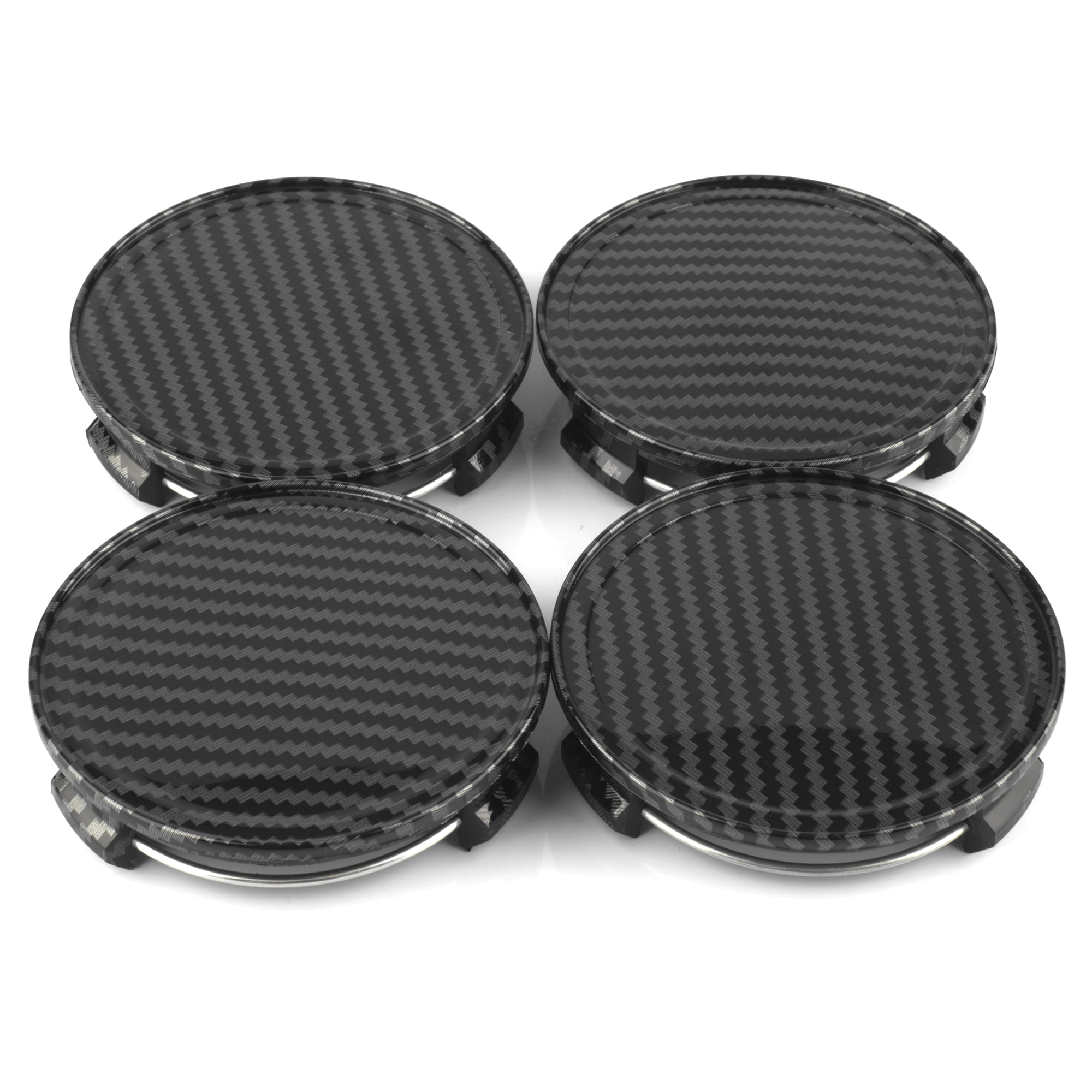Rhinotuning 75mm Wheel Center Caps Carbon Fiber for Wheel Rims OD: 75mm ...