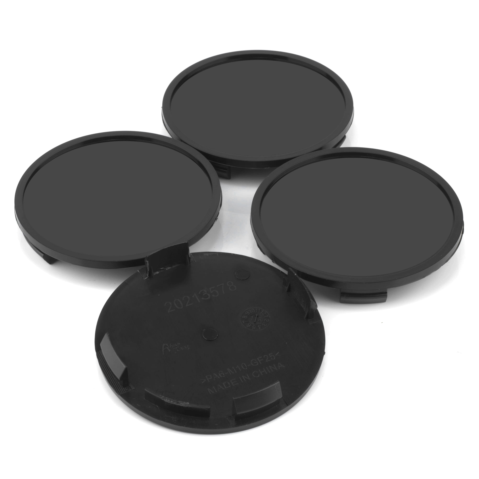 Rhinotuning 76mm Wheel Center Caps Black for Wheel Rims OD: 76mm/2.99in ...