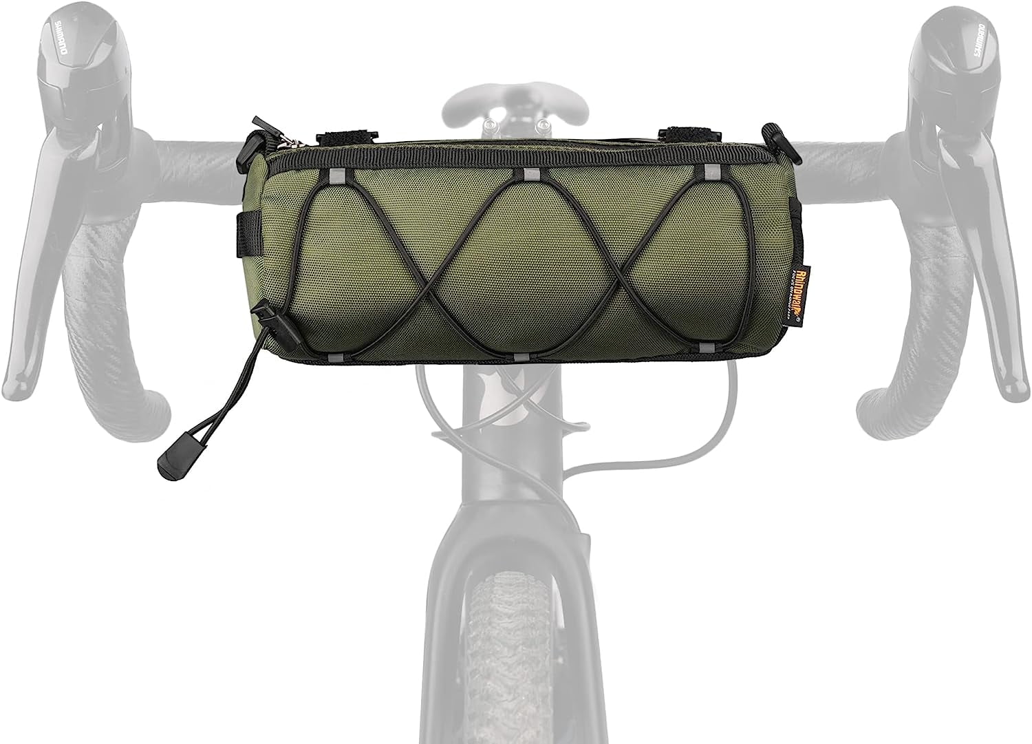 Rhinowalk Bike Handlebar Bag Bicycle Front Bag Roll Bag 2.4L with ...