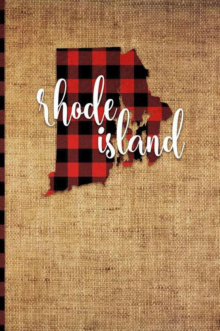Rhode Island: 6' x 9' | 108 Pages: Buffalo Plaid Rhode Island State ...