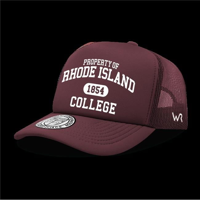 Rhode Island College Anchormen Property of College Caps, Maroon ...