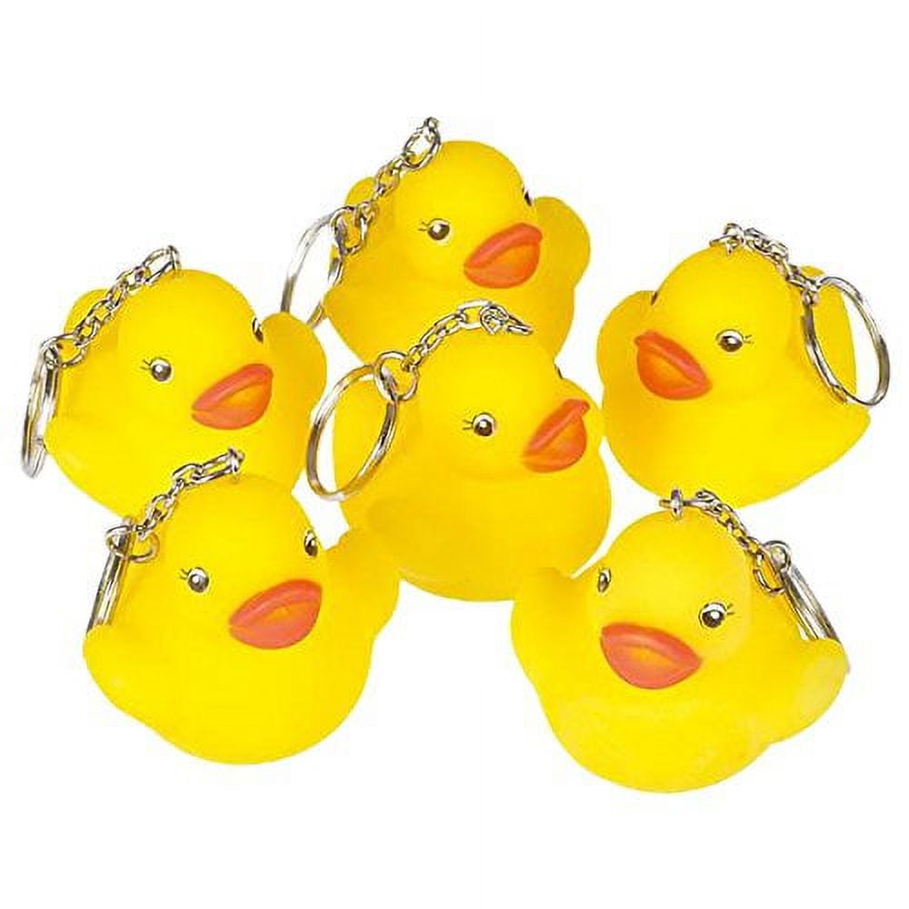 Rhode Island Novelty 2" Rubber Duck Keychain (12 Piece) - Walmart.com