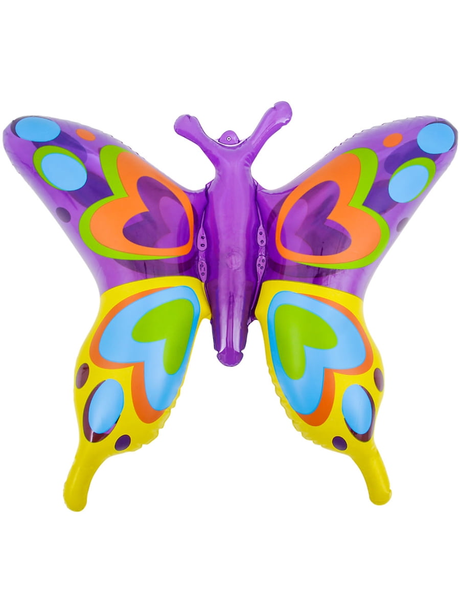 27" Giant Purple Green Inflatable Transparent Butterfly Insect Bug ...