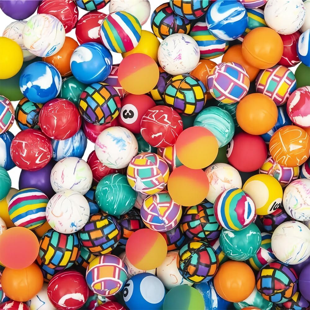 Rhode Island Novelty 27mm Assorted Bounce Balls, 250 Count - Walmart.com