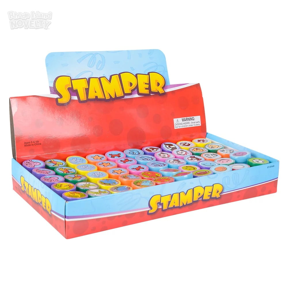 50-Piece Assorted Craft Plastic Stamper Set for Scrapbooking & Art ...