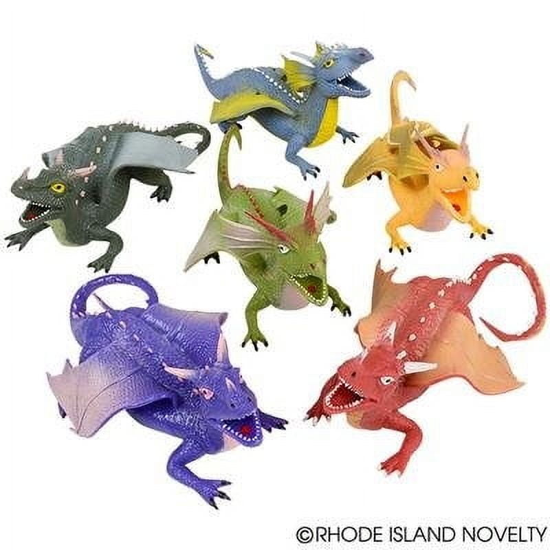 Rhode Island Novelty 9\" Rubber Stretch DragonS - Walmart.com