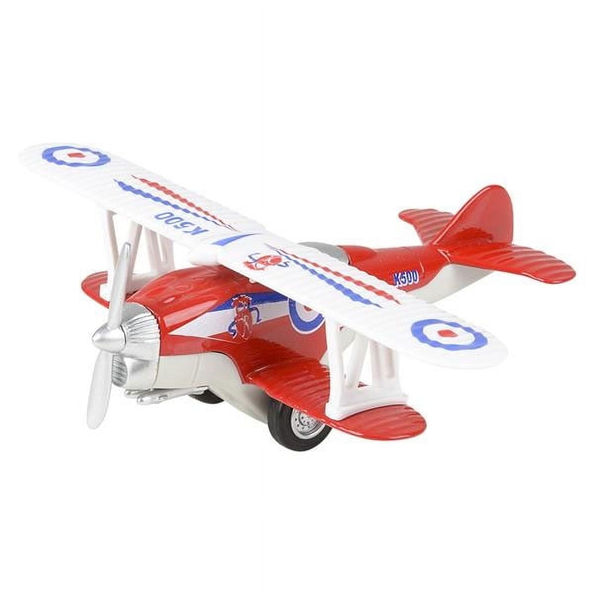 Red Biplane