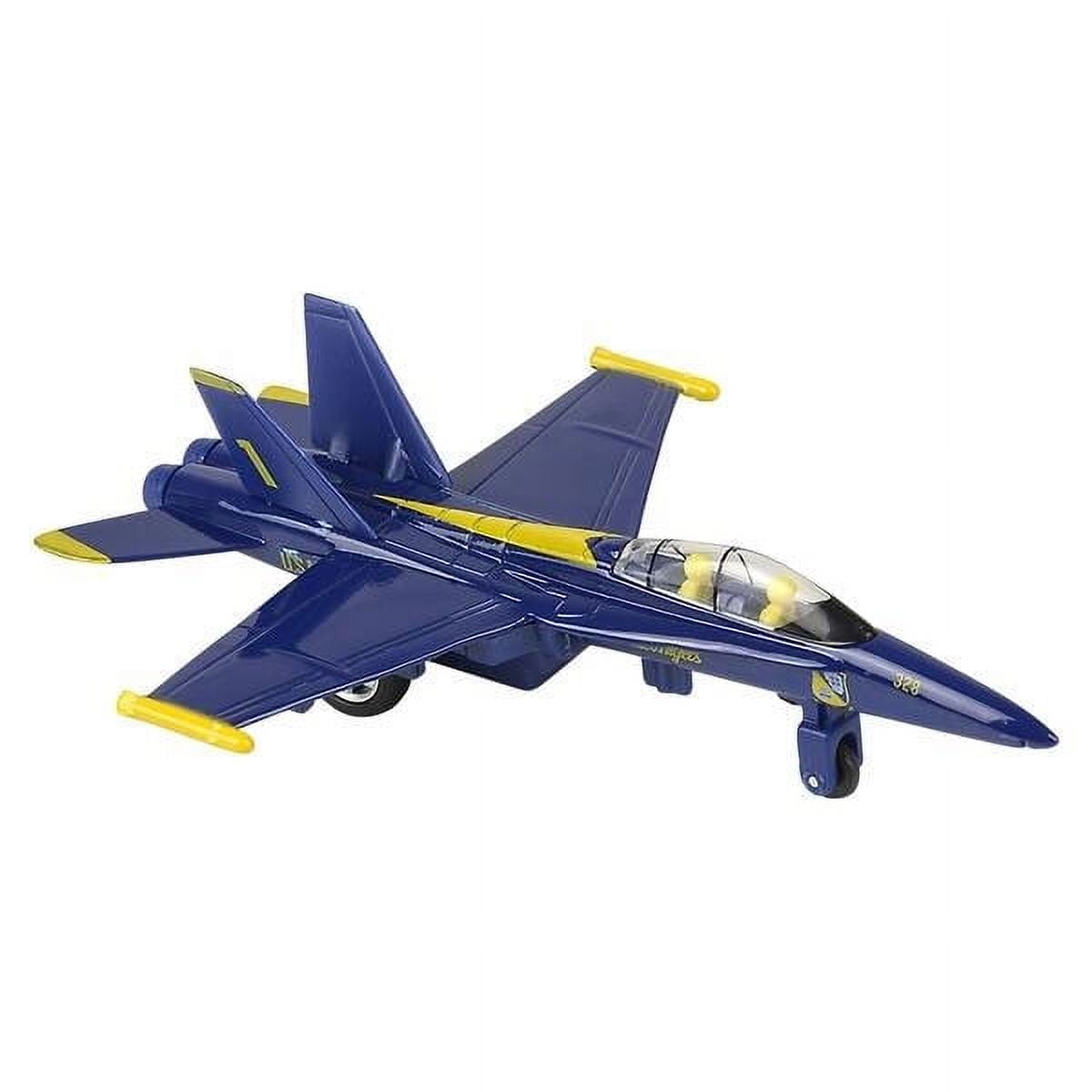 Rhode Island Novelty - Pull Back Die-Cast Metal Vehicle - F-18 BLUE ...