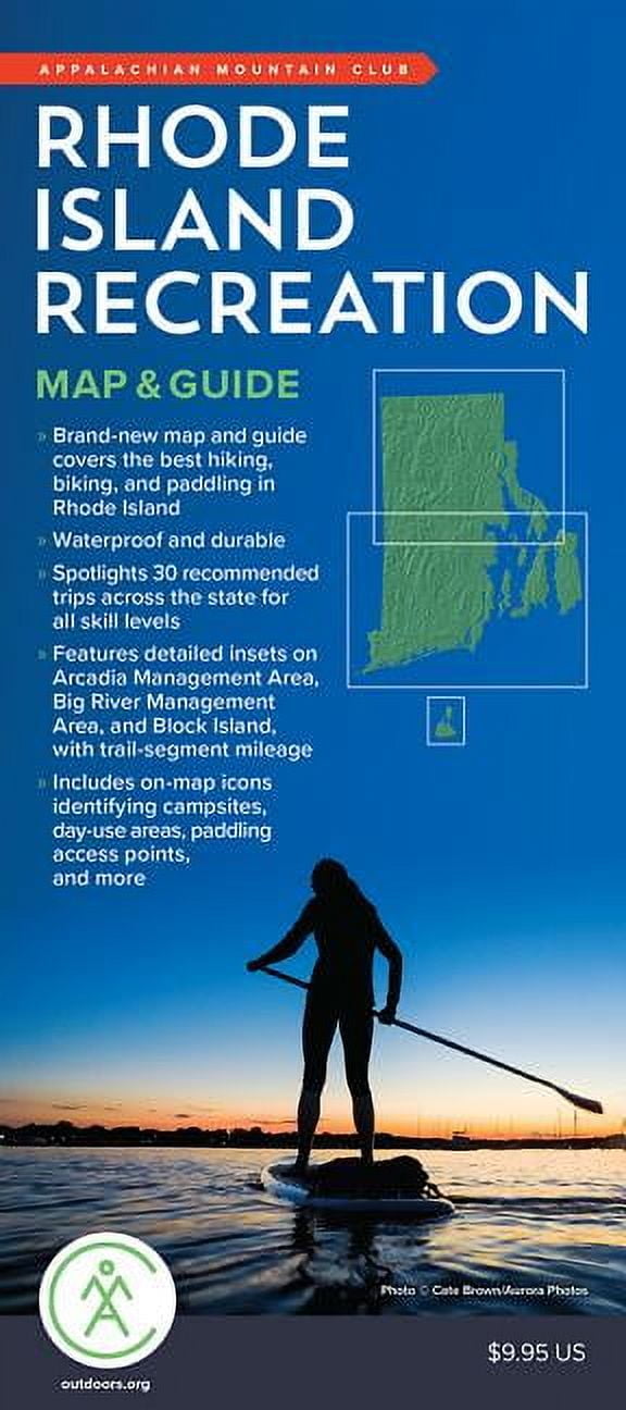 Rhode Island Recreation Map & Guide (Edition 1) (Sheet map, folded ...