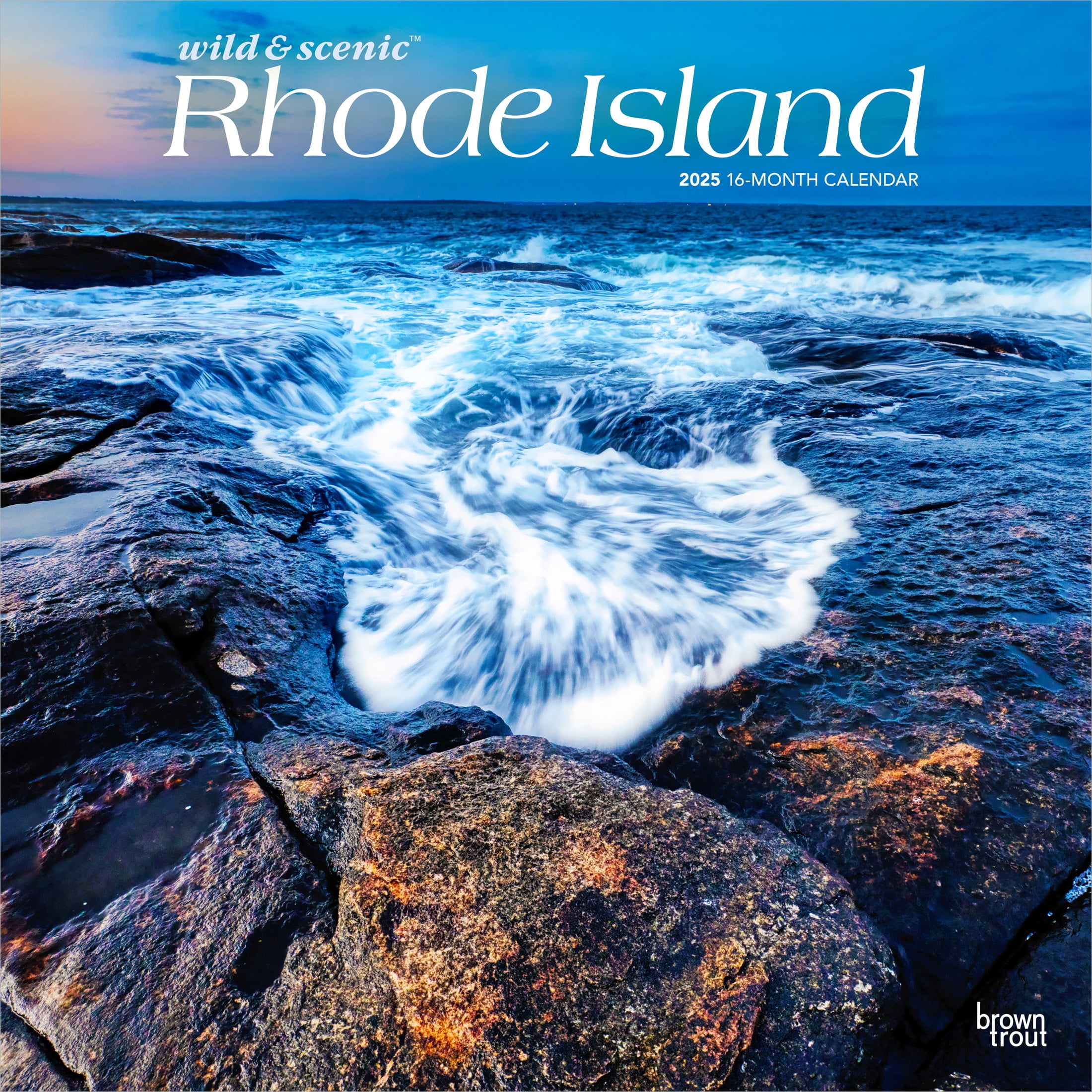 Rhode Island Wild & Scenic | 2025 12x24" (Hanging) Wall Calendar ...