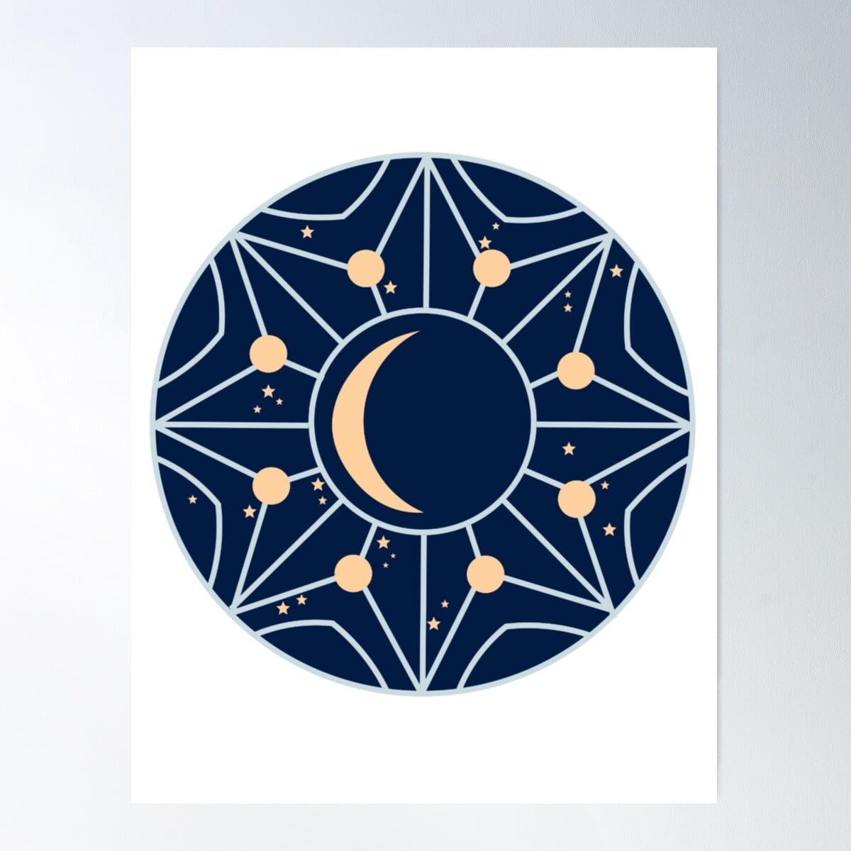 Rhodes College Library Ceiling Poster Wall Art, Modern Wall Decor For ...