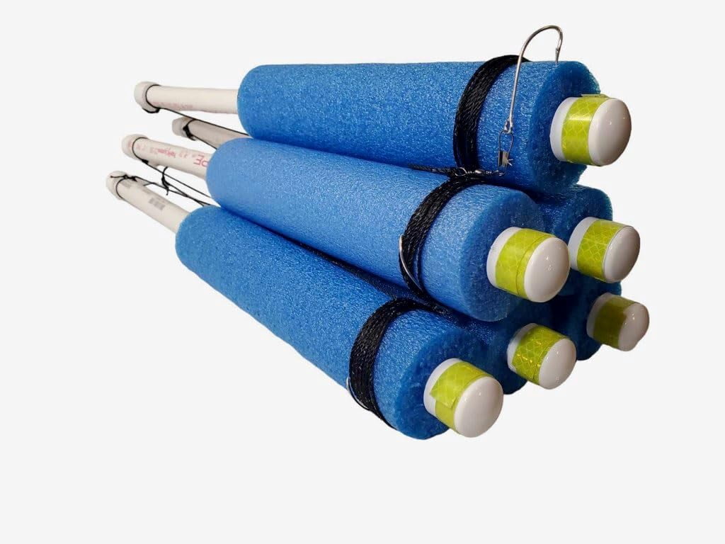 Rhodes Fishing Jugs with Floats, Nylon Lines, and Hooks for Catfish ...