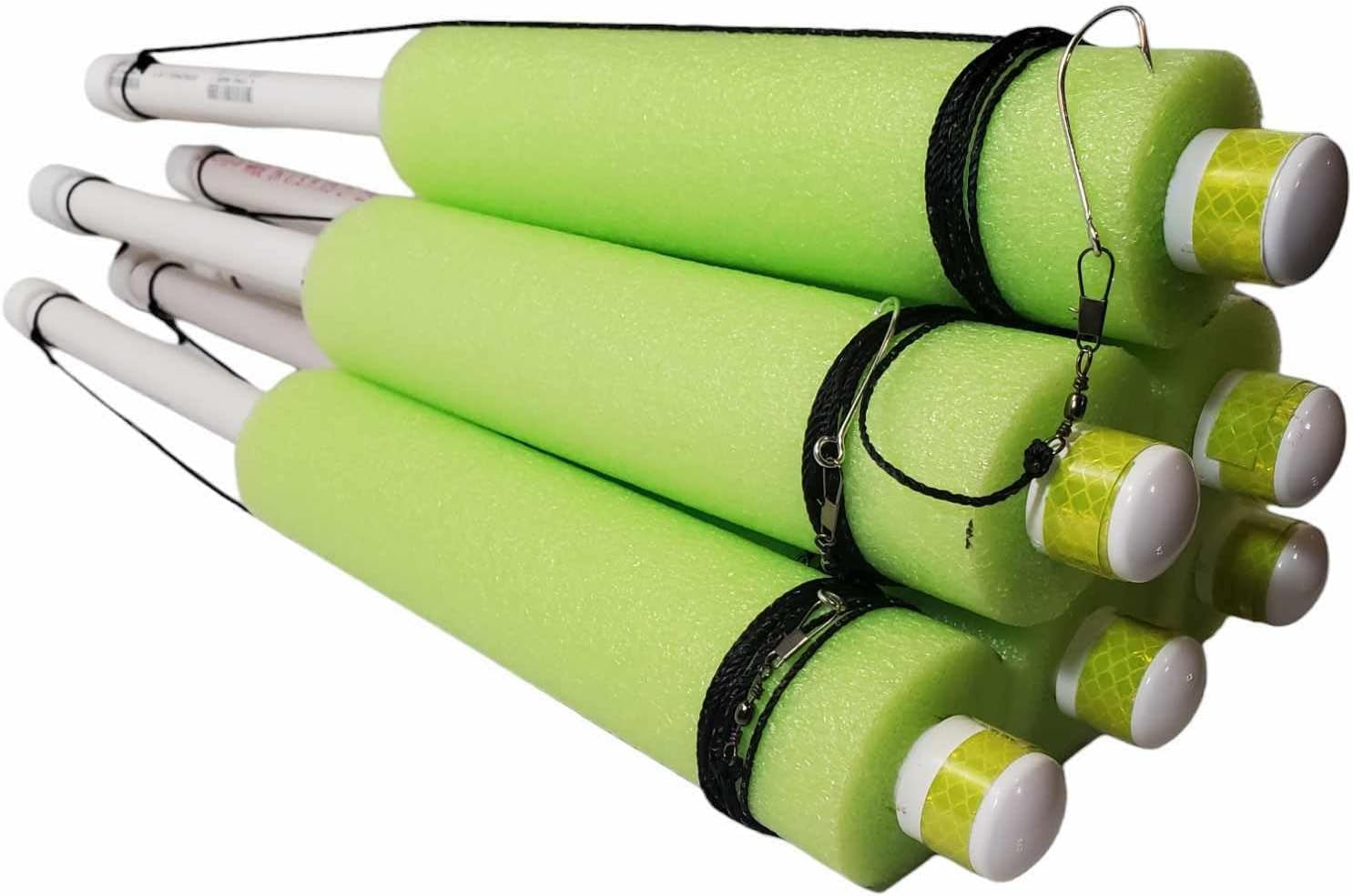 Rhodes Fishing Jugs with Floats, Nylon Lines, and Hooks for Catfish ...