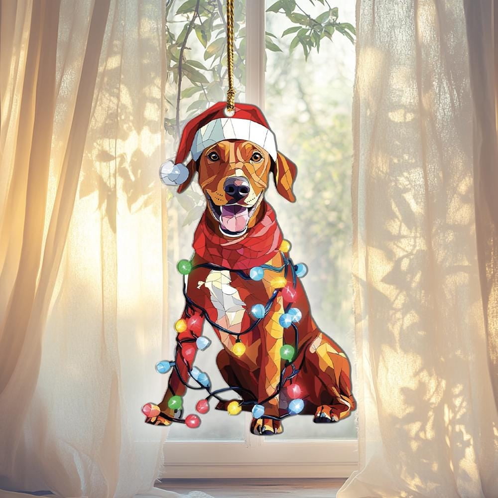 Rhodesian Ridgeback Acrylic Suncatcher Window Hanging, Rhodesian ...