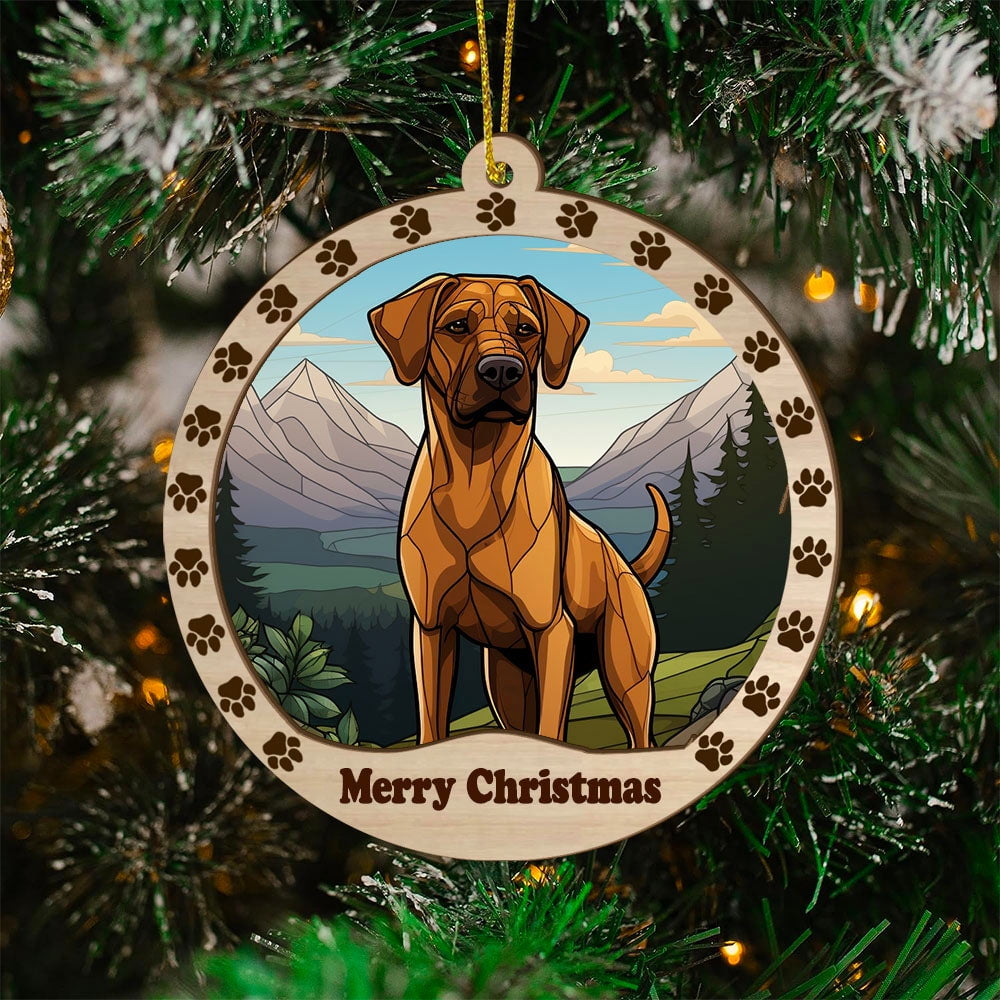 Rhodesian Ridgeback Christmas Decorations, Rhodesian Ridgeback Dog ...