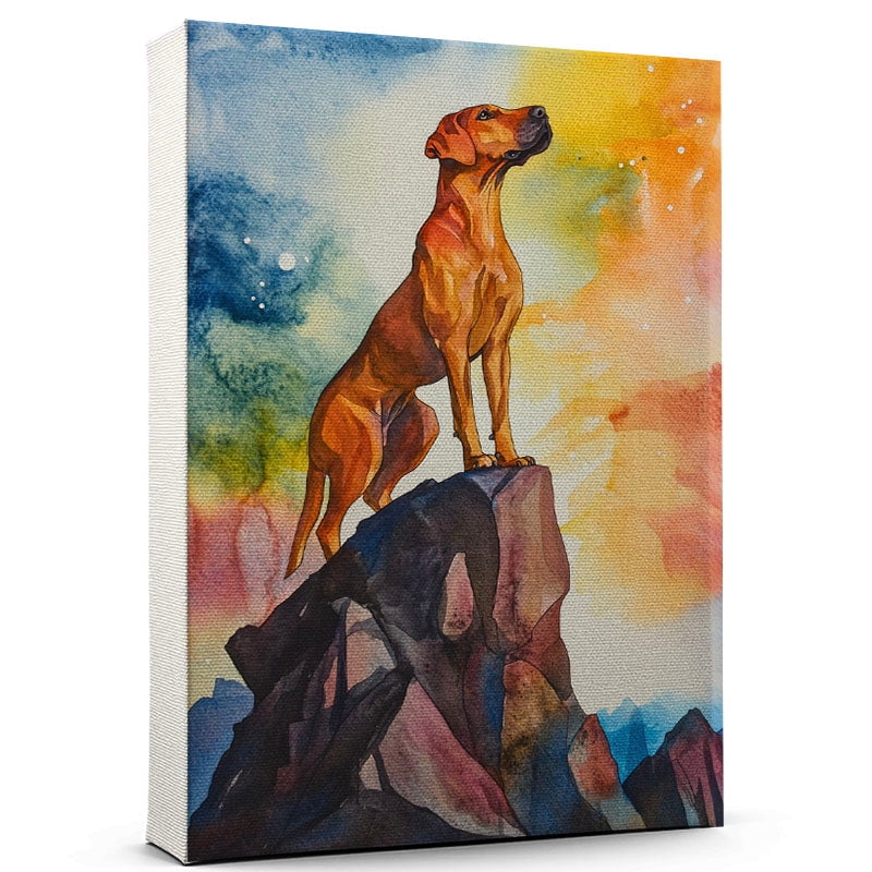 Rhodesian Ridgeback Dog Canvas Climbing Canvas – Funny Rhodesian ...