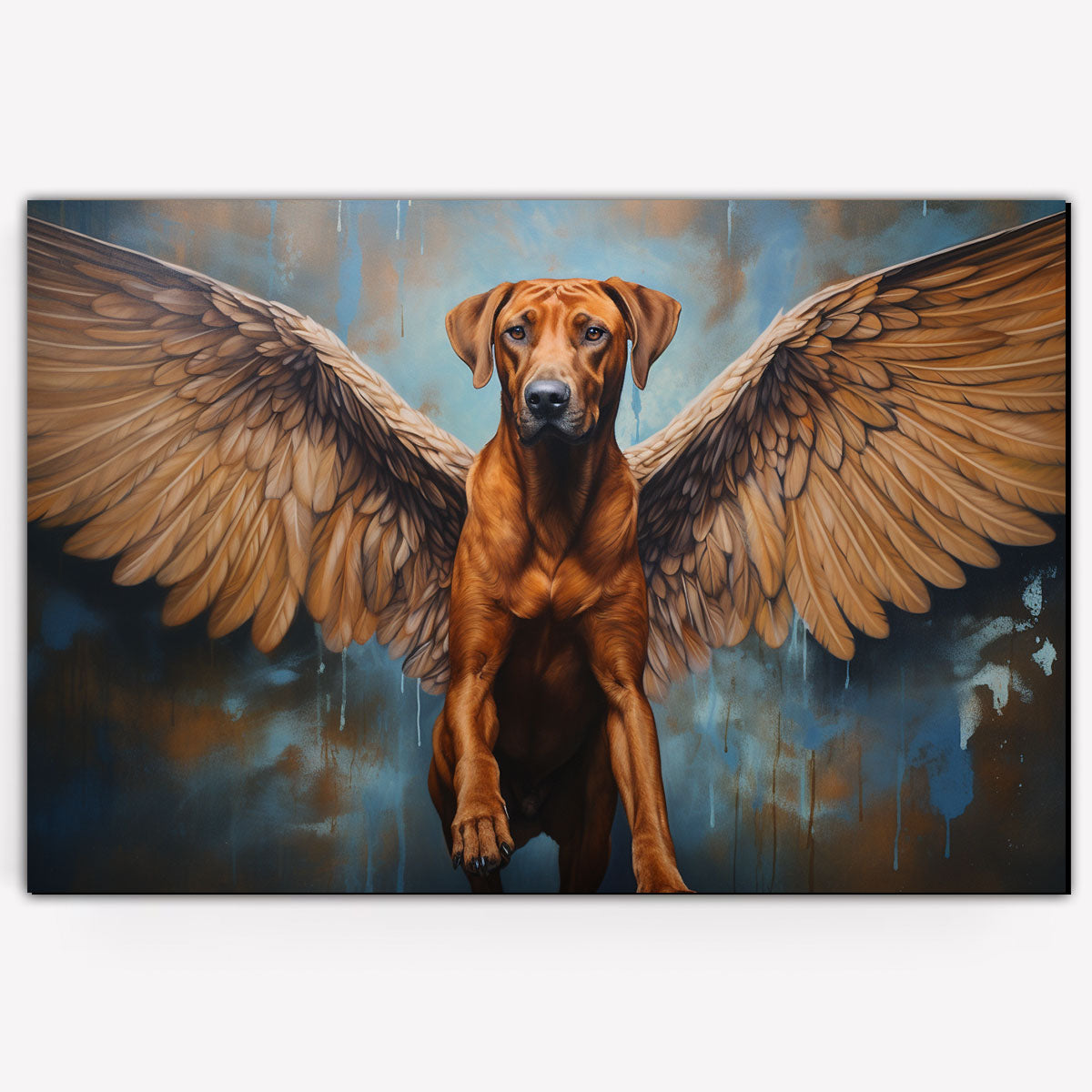 Rhodesian Ridgeback Dog Memorial Canvas - Dog Breeds Canvas Poster Loss ...