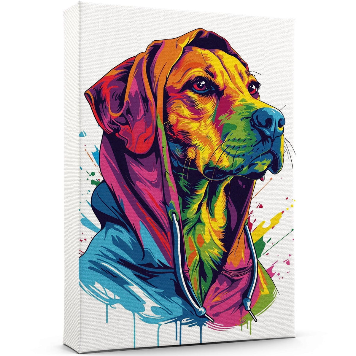 Rhodesian Ridgeback Dog Wall Art Cute Animal Decor for Kid's Bedroom ...