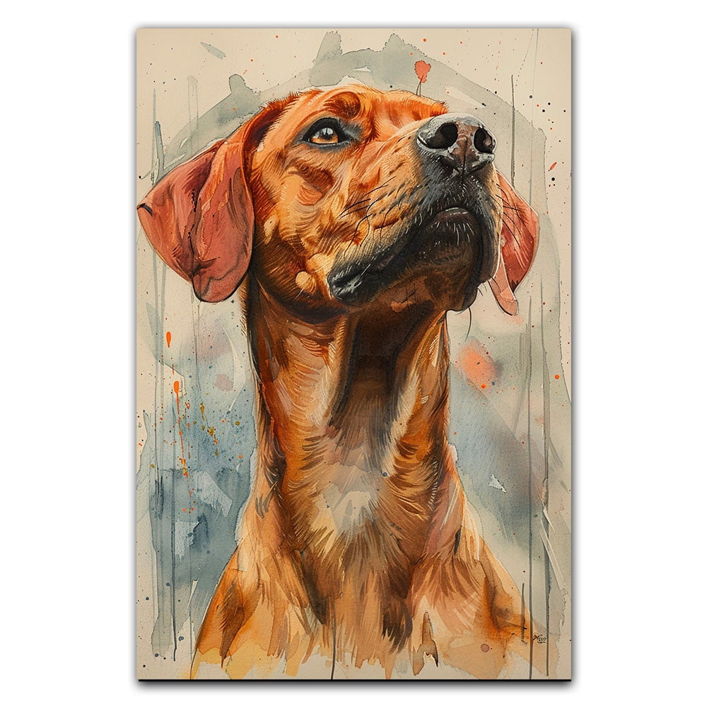 Rhodesian Ridgeback Dog Wall Art Print Poster, , Rhodesian Ridgeback ...