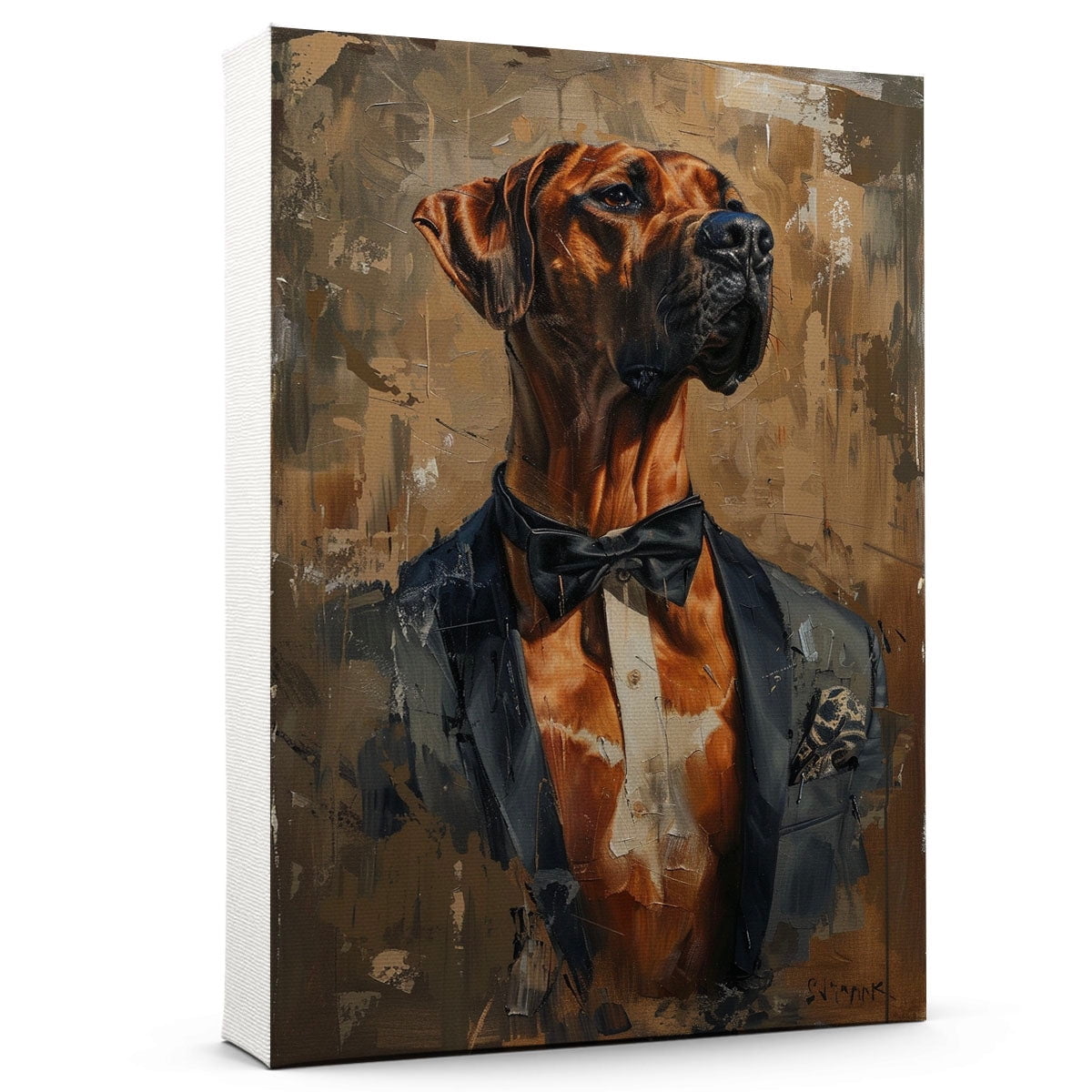 Rhodesian Ridgeback Dog Wall Decor Poster Unframe, Rhodesian Ridgeback ...